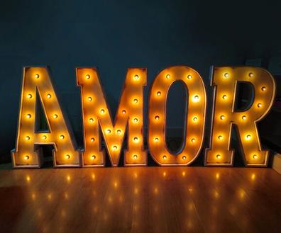 Milanuncios - Letras Decorativas con Luces en Alquiler