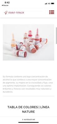 Milanuncios - pigmentos eurotouch varios tonos y aguja