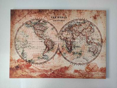 Milanuncios - Cuadro Mapa Mundi
