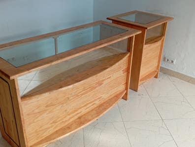 Mostrador madera de segunda mano | Milanuncios