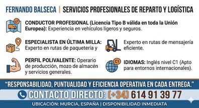 Conductor tipo b Ofertas de empleo. Buscar y encontrar trabajo ...