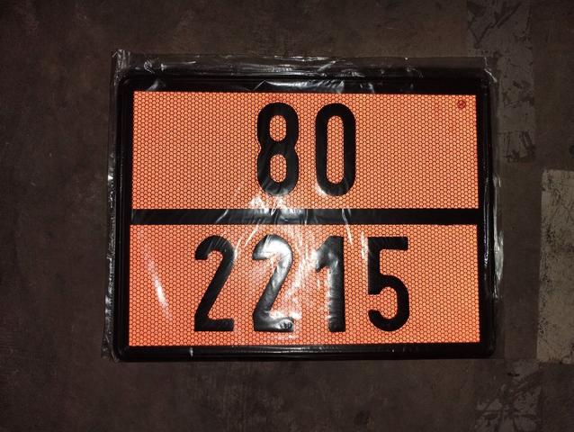 Milanuncios - Placas Adr - Mercancías Peligrosas