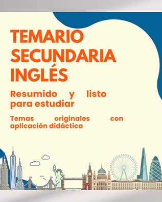 Milanuncios - Temario oposiciones secundaria inglés