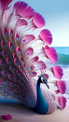 Milanuncios - PAVO REAL ROSA FOTO CON CALIDAD FULL