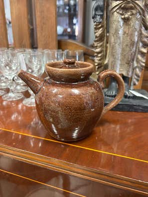 Milanuncios - Cafetera de barro vidriado