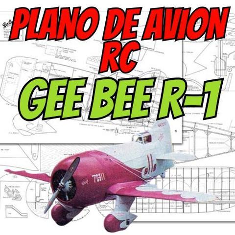 Milanuncios - PLANOS EN PAPEL (4) DE AVION GEE BEE R-1