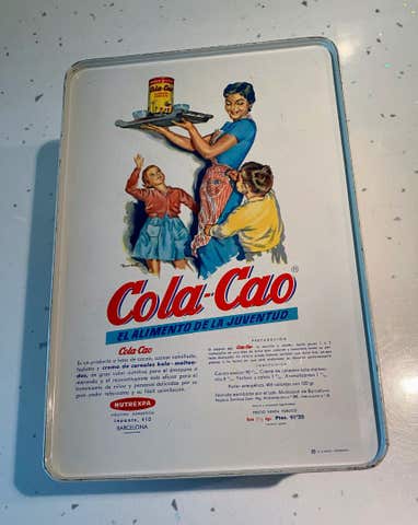 Milanuncios - Caja Cola-Cao antigua, Vintage Colección