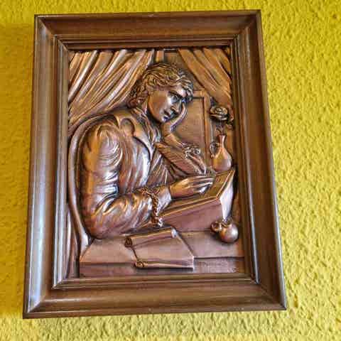 Milanuncios - cuadro antiguo en cobre repujado