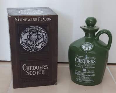 Milanuncios - BOTELLA CHEQUERS 12 YEARS DE LUXE BLEND