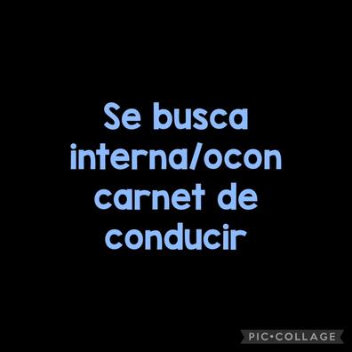 Milanuncios - se busca interna con carnet de conducir