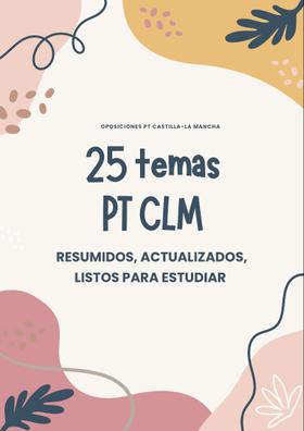 Milanuncios - Temario PT CLM actualizado y resumido