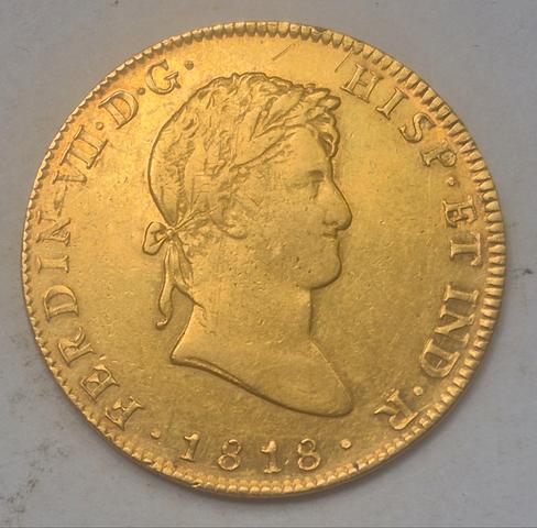 Milanuncios - 8 ESCUDOS ORO FERNANDO VII 1818 MEJICO