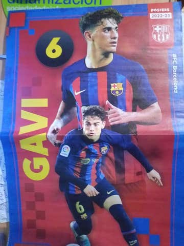 Milanuncios - POSTER DE GAVI DEL FC BARCELONA