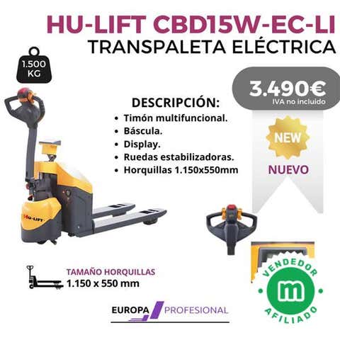Milanuncios - TRANSPALETA ELECTRICA