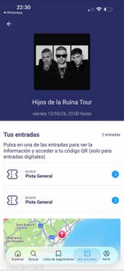 Entrada natos y waor 2026 Entradas de conciertos a la venta | Milanuncios