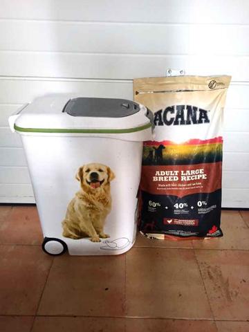 Milanuncios - Contenedor 20kg y pienso 17kg