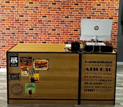 Mostrador madera Mobiliarios para empresas de segunda mano barato ...