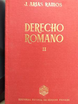 Milanuncios - derecho romano I y II J Arias Ramos