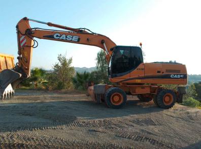 Milanuncios - Excavadora de ruedas case wx 210