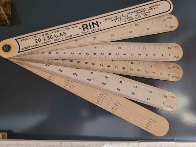 Milanuncios - ESCALIMETRO DE ABANICO, 20 ESCALAS RIN