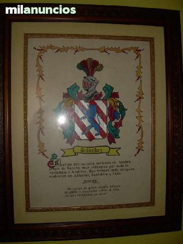 Milanuncios - SÁNCHEZ: escudo herÁldico