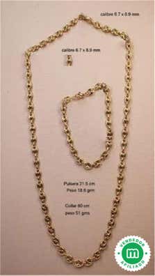 Milanuncios - Cadena oro 18kt Gucci Cubana Calabro