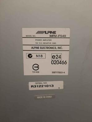 Milanuncios - Amplificador Alpine MRV-F540