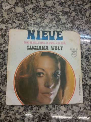 Milanuncios - luciana wolf - single vinilo de 1969
