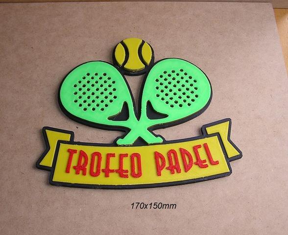 Milanuncios - Trofeo Padel Letrero Impresion 3D