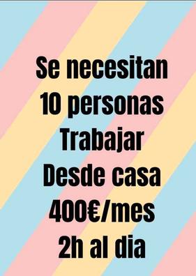 Milanuncios - 10 personas para Trabajar