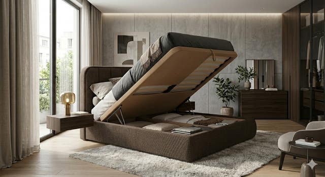 Milanuncios - Cama grande con arcón