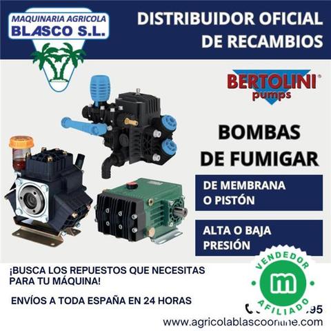 Milanuncios - Bombas de fumigar Bertolini Pumps
