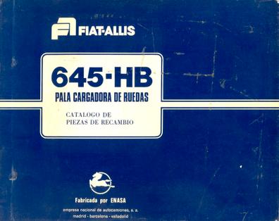 Milanuncios - Manual de despiece Pala Pegaso 645-HB
