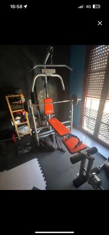 Milanuncios - Press banca con polea alta y cuadriceps