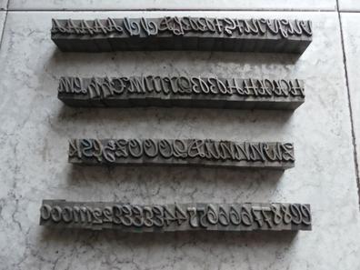 Milanuncios - Letras y números de imprenta lote