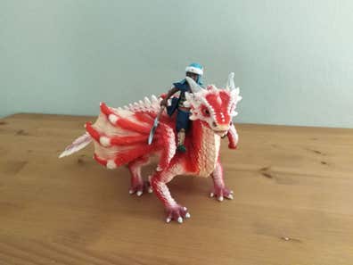 Milanuncios - Schleich joven jinete de dragón 70465