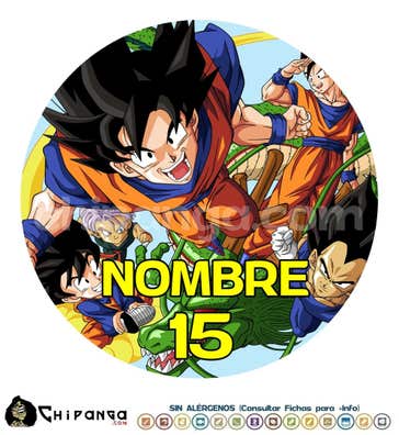 Milanuncios - oblea disco tarta goku papel comestible