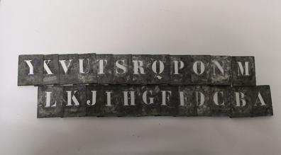 Milanuncios - Set plantilla de letras del alfabeto