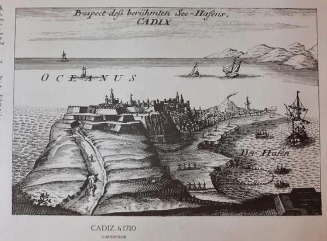 Milanuncios - Grabado histórico Cádiz - 1710