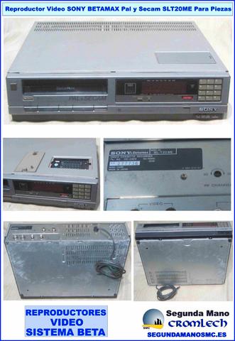 Milanuncios - Reproductor BETA SONY BETAMAX SLT20ME