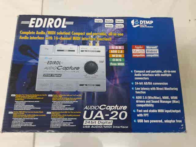 Milanuncios - Interfaz de Audio/Midi Edirol UA-20