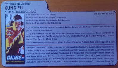 Milanuncios - Ficha Gi Joe Kung Fu v1 1985