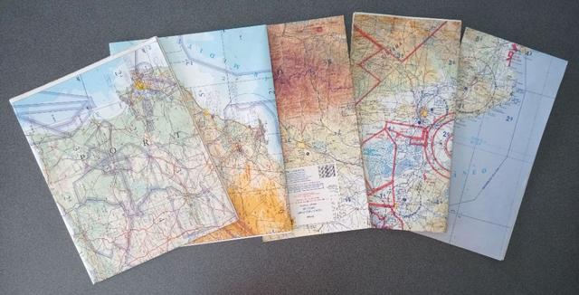 Milanuncios - Lote mapas navegación aérea