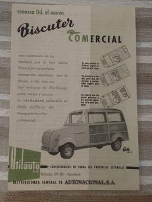 Milanuncios - CUARTILLA PUBLICIDAD BISCUTER COMERCIAL