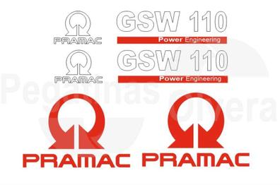 Milanuncios - Kit adhesivos Generador Pramac GSW 110