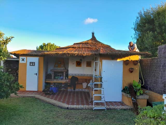 Milanuncios - pergolas y sombrillas de mimbre brezo