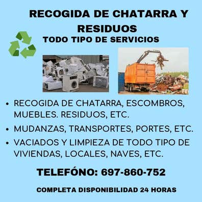 Milanuncios - Retirada de chatarra residuos etc