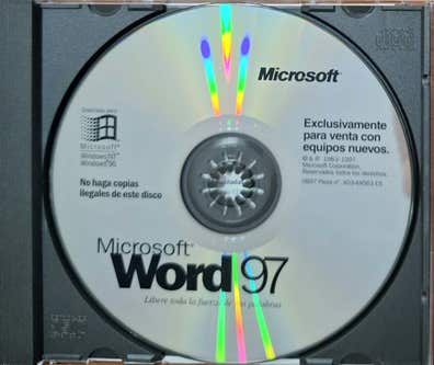 Milanuncios - Microsoft Word 97 licencia y CD Original