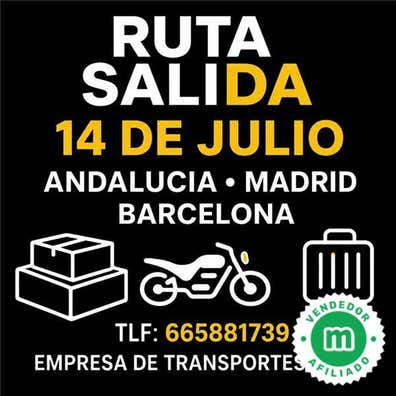 Milanuncios - RUTA SALIDA 14 julio ANDALUCIA-MADRid-bc