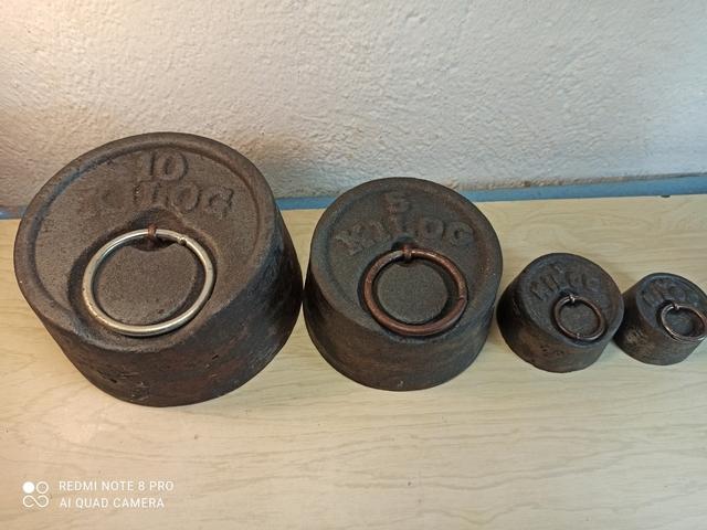 Milanuncios - pesas antiguas para balanza